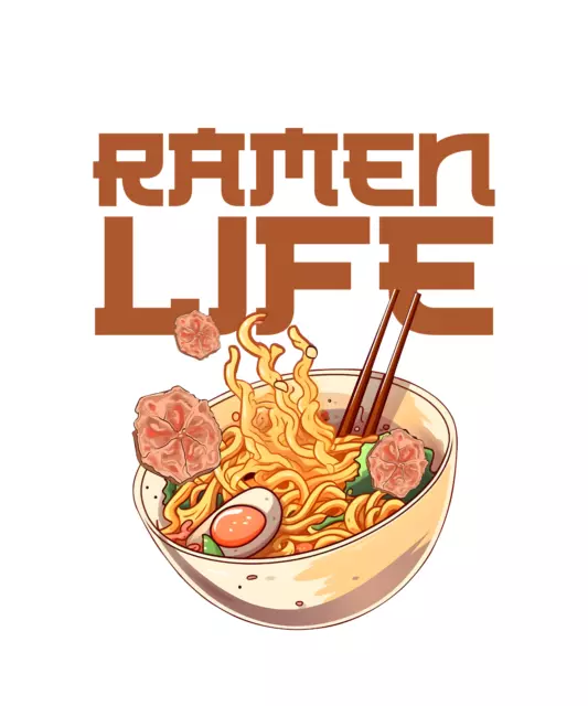 DOPASTICKER Ramen Sticker Life Chopsticks Asian Cuisine Food Delicious ...