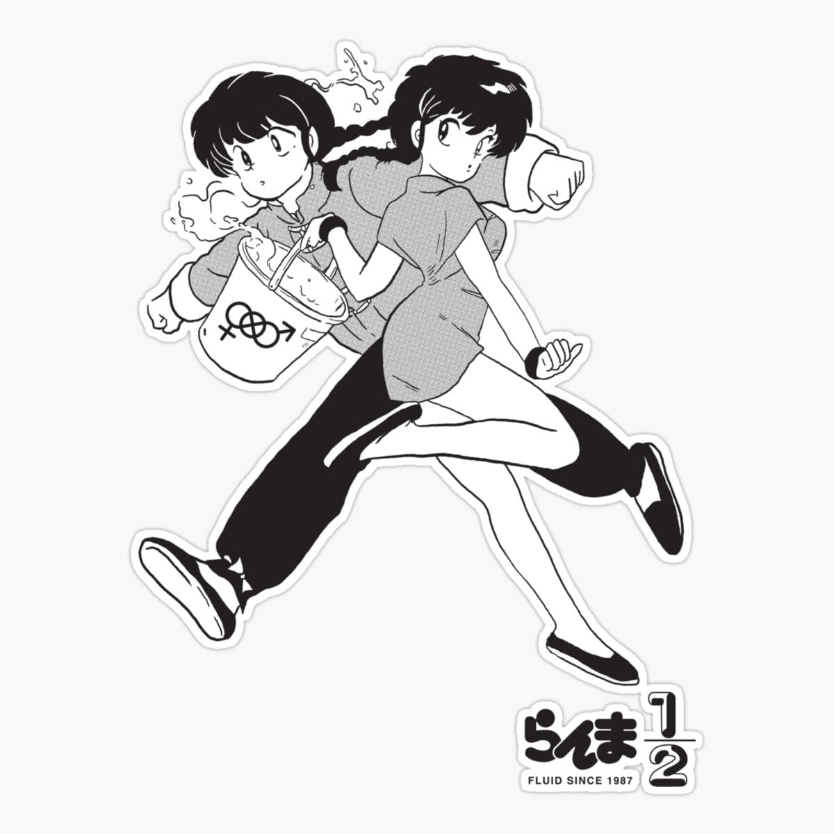 DOPASTICKER Ranma 1,2 Special Edition Sticker, Phone Sticker Car ...