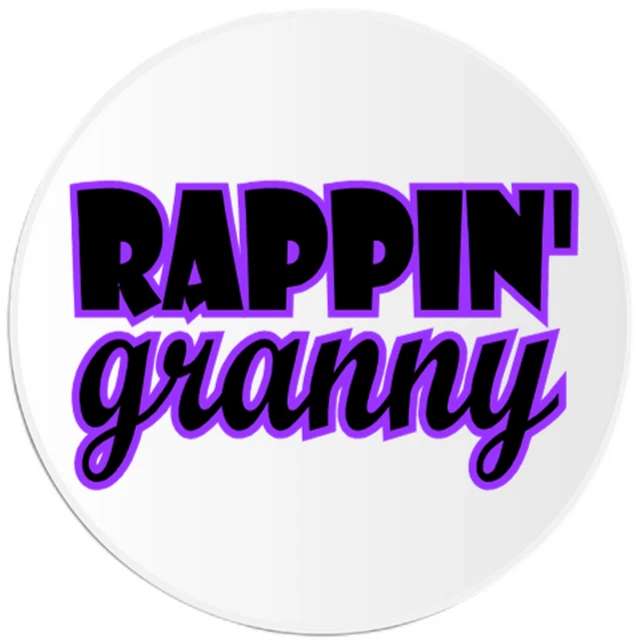 DOPASTICKER Rappin Granny, Rap Grandma Grandmother Phone Decal Water ...