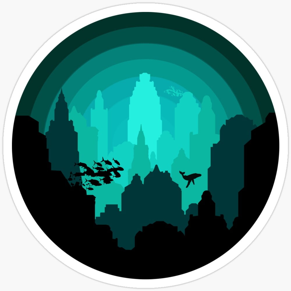 DOPASTICKER Rapture Bioshock Sticker Phone Sticker, Latop Sticker ...