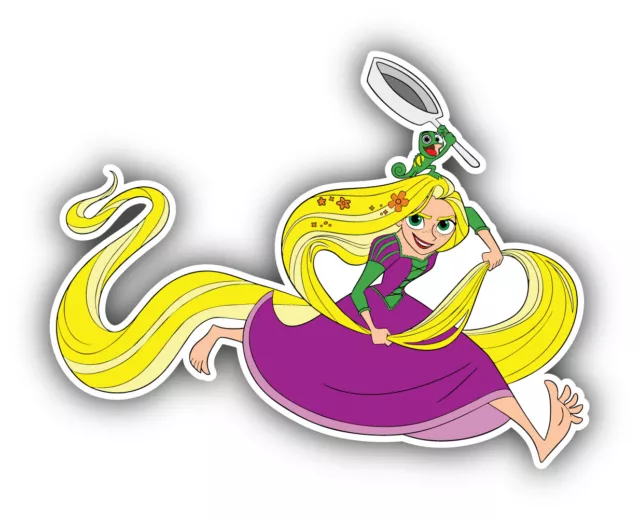 DOPASTICKER Rapunzel Cartoon Frog Sticker Decal Phone Decal Water ...