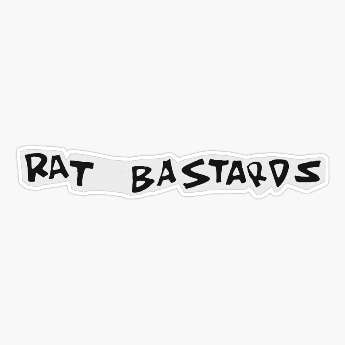DOPASTICKER Rat Bastards - Logo 2 Sticker, Phone Sticker Car Sticker ...