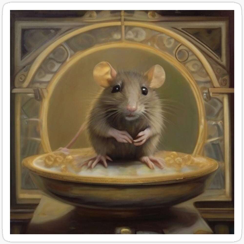 DOPASTICKER Rat Gift You - Phone Stickers, Waterproof Decals Water ...