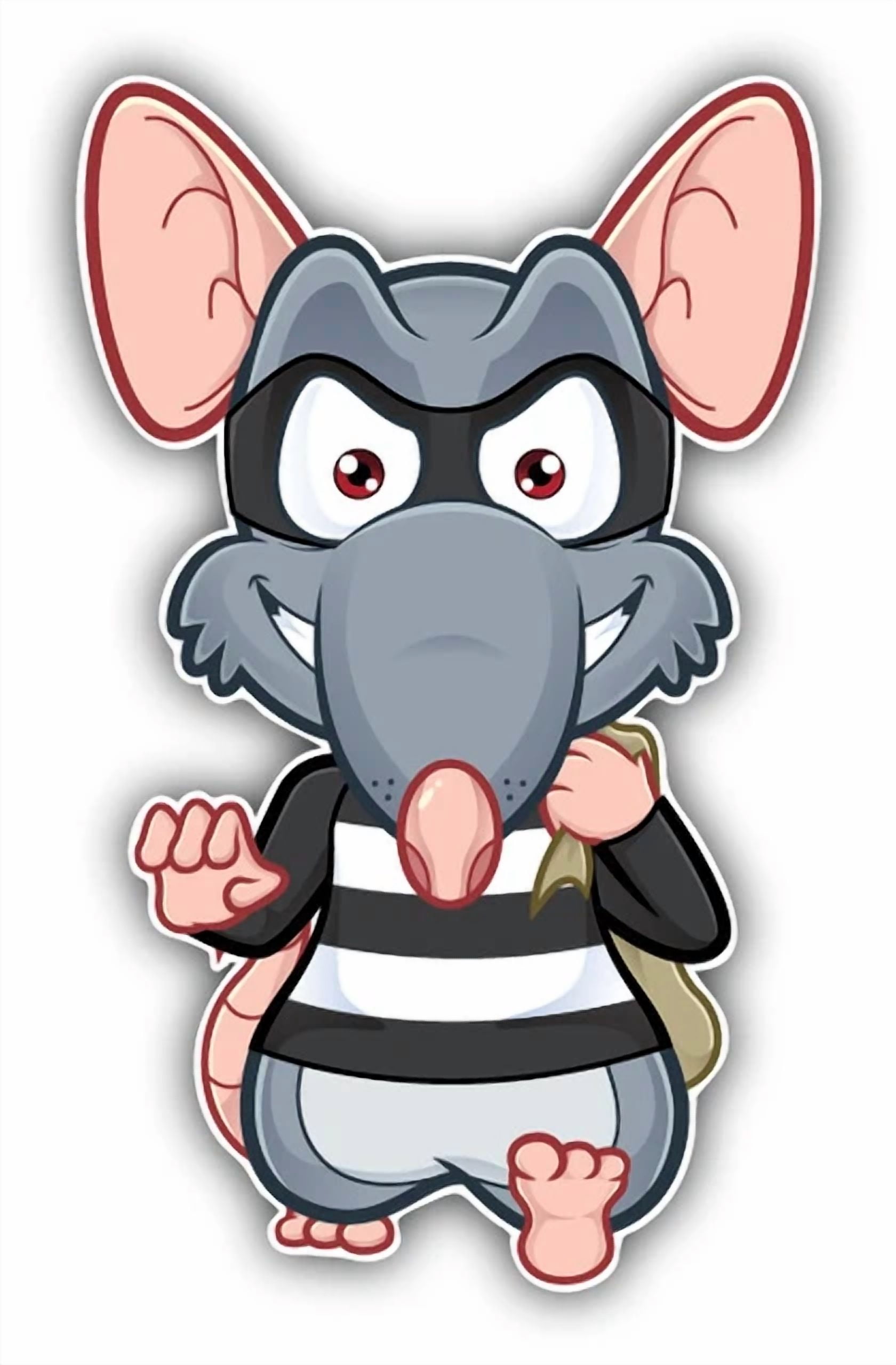 DOPASTICKER Rat Thief Cartoon Sticker Decal Phone Decal Water Bottle ...