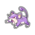 DOPASTICKER Rattata Sticker Decal Phone Decal Water Bottle Stickers ...