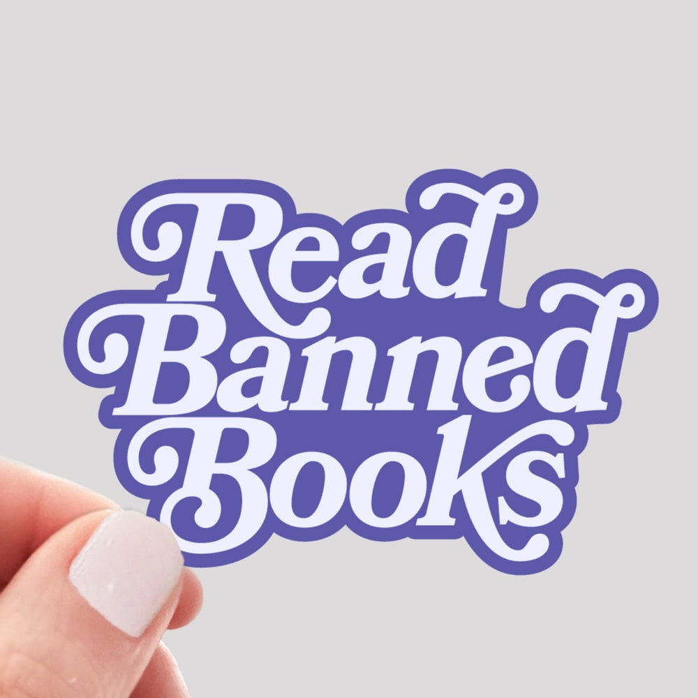 DOPASTICKER Read Banned Books Sticker, Banned Books Sticker, Reading ...