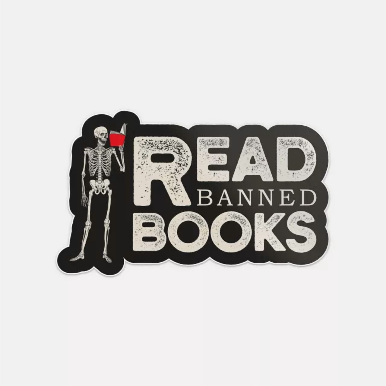 DOPASTICKER Read Banned Books Sticker Decal Phone Decal Water Bottle ...