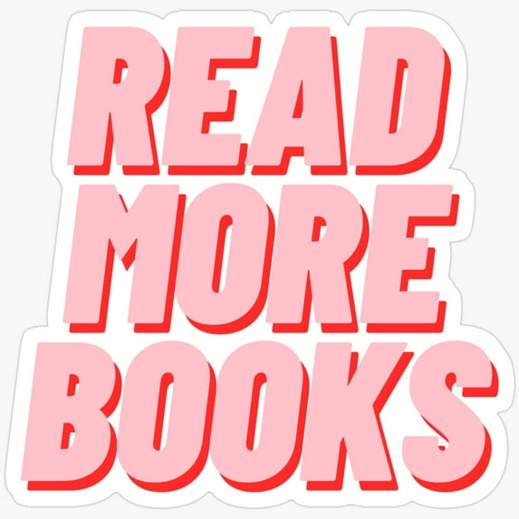 DOPASTICKER Read More Books Sticker. Gift You - Decorate Laptops, Water ...
