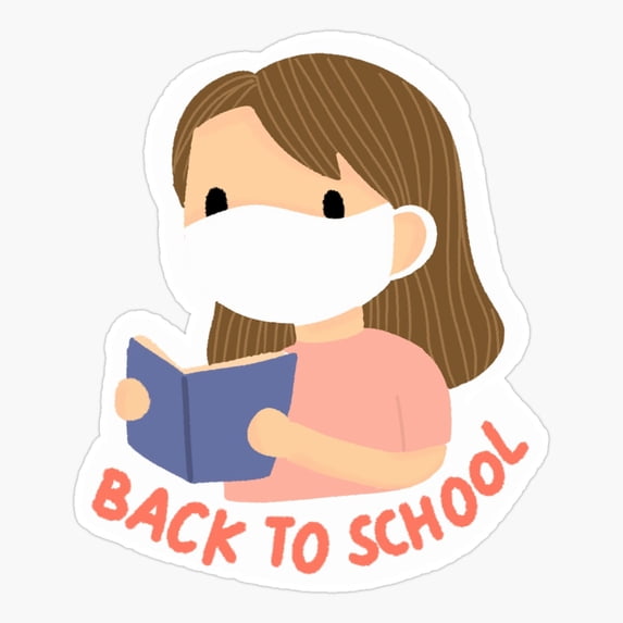 DOPASTICKER Reading Book Back To School Sticker, Phone Sticker Car ...