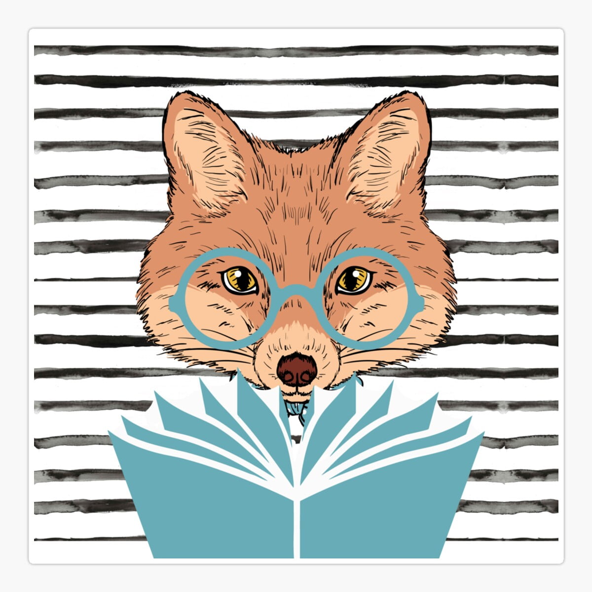 DOPASTICKER Reading Ox Sticker, Phone Sticker Car Stickers, Birthday ...