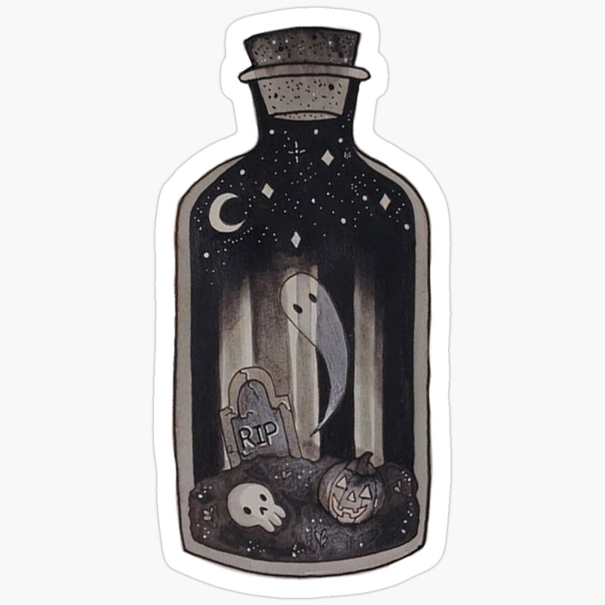 DOPASTICKER Recently Departed Sticker. Gift You - Decorate Laptops ...