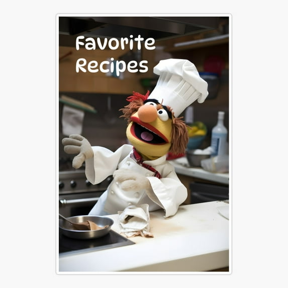 DOPASTICKER Recipe Book Sticker, Phone Sticker Water Bottle Sticker Car ...