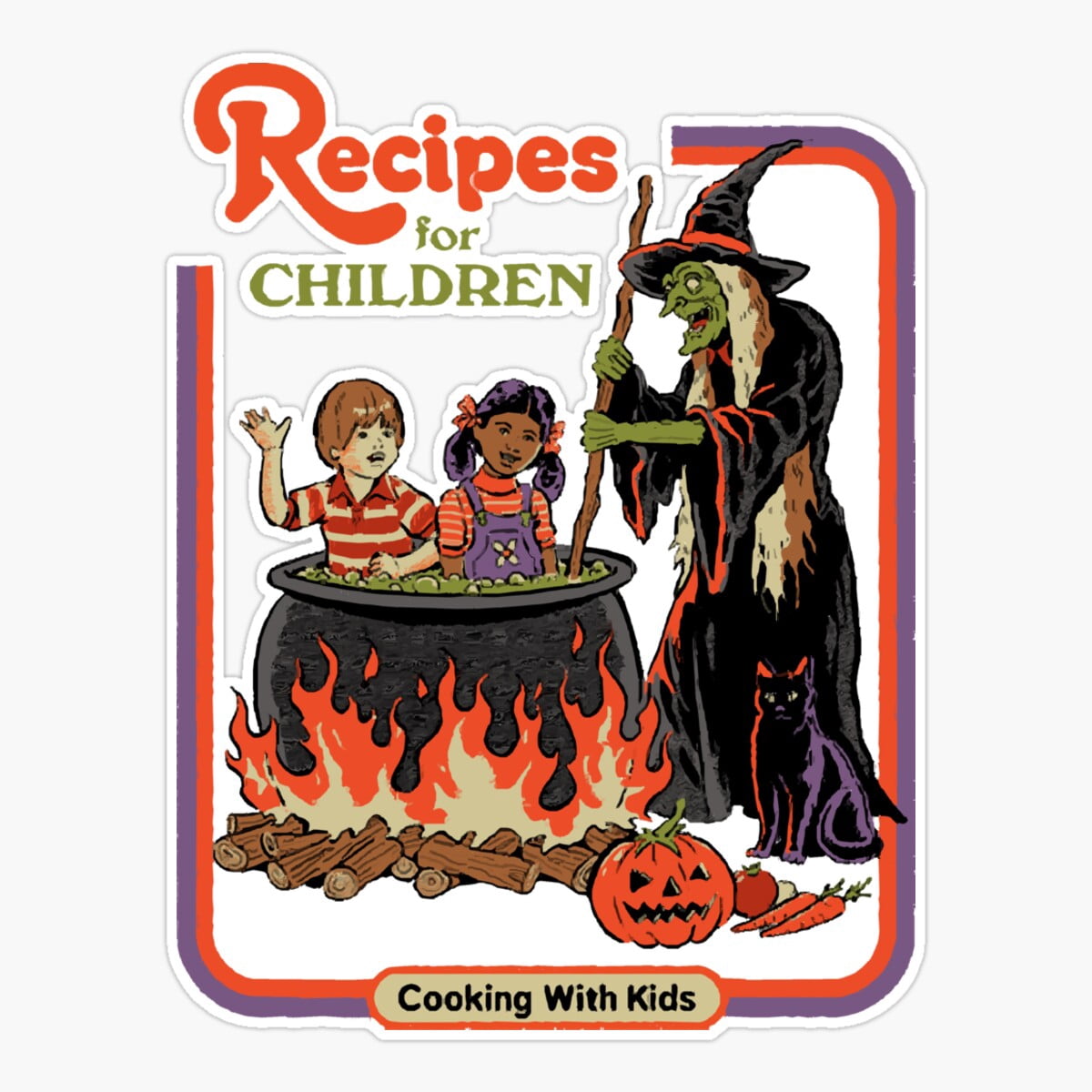 DOPASTICKER Recipes Or Children Sticker, Phone Sticker Water Bottle ...