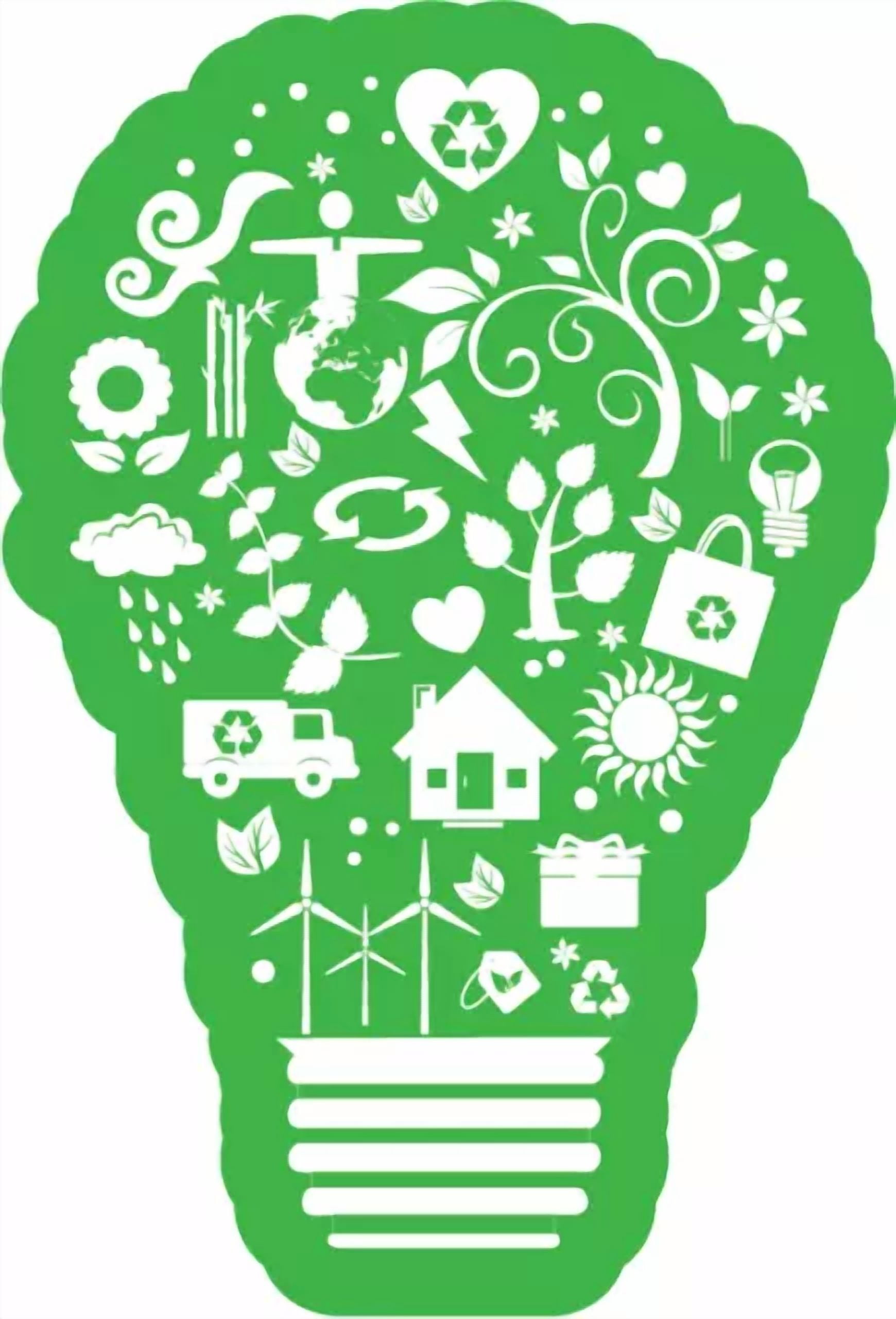 DOPASTICKER Recycle Light Bulb Sticker Decal Phone Decal Water Bottle ...