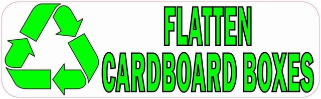 DOPASTICKER Recycling Flatten Cardboard Boxes Sticker Phone Sticker ...