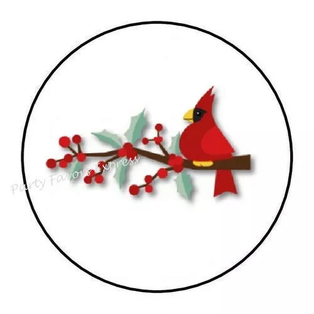 DOPASTICKER Red Cardinal Bird Perfect For Water Bottles, Laptops ...