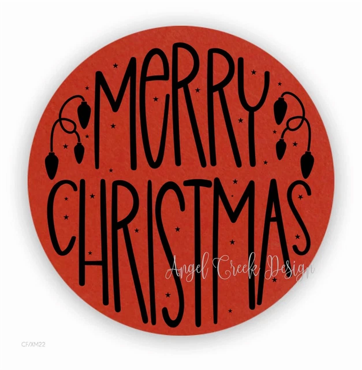 DOPASTICKER Red Holiday Stickers Merry Chri.Stm.As Phone Decal Water ...