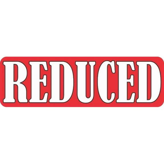 DOPASTICKER Red Reduced Sticker Real Estate Sticker Phone Sticker ...