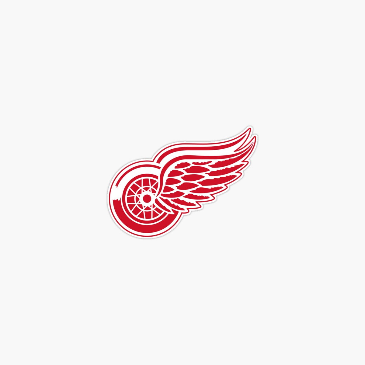 DOPASTICKER Red Wings Logo Sticker, Phone Sticker Car Stickers ...