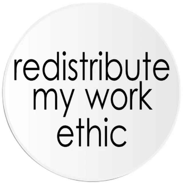 DOPASTICKER Redistribute My Work Ethic Phone Decal Water Bottle ...