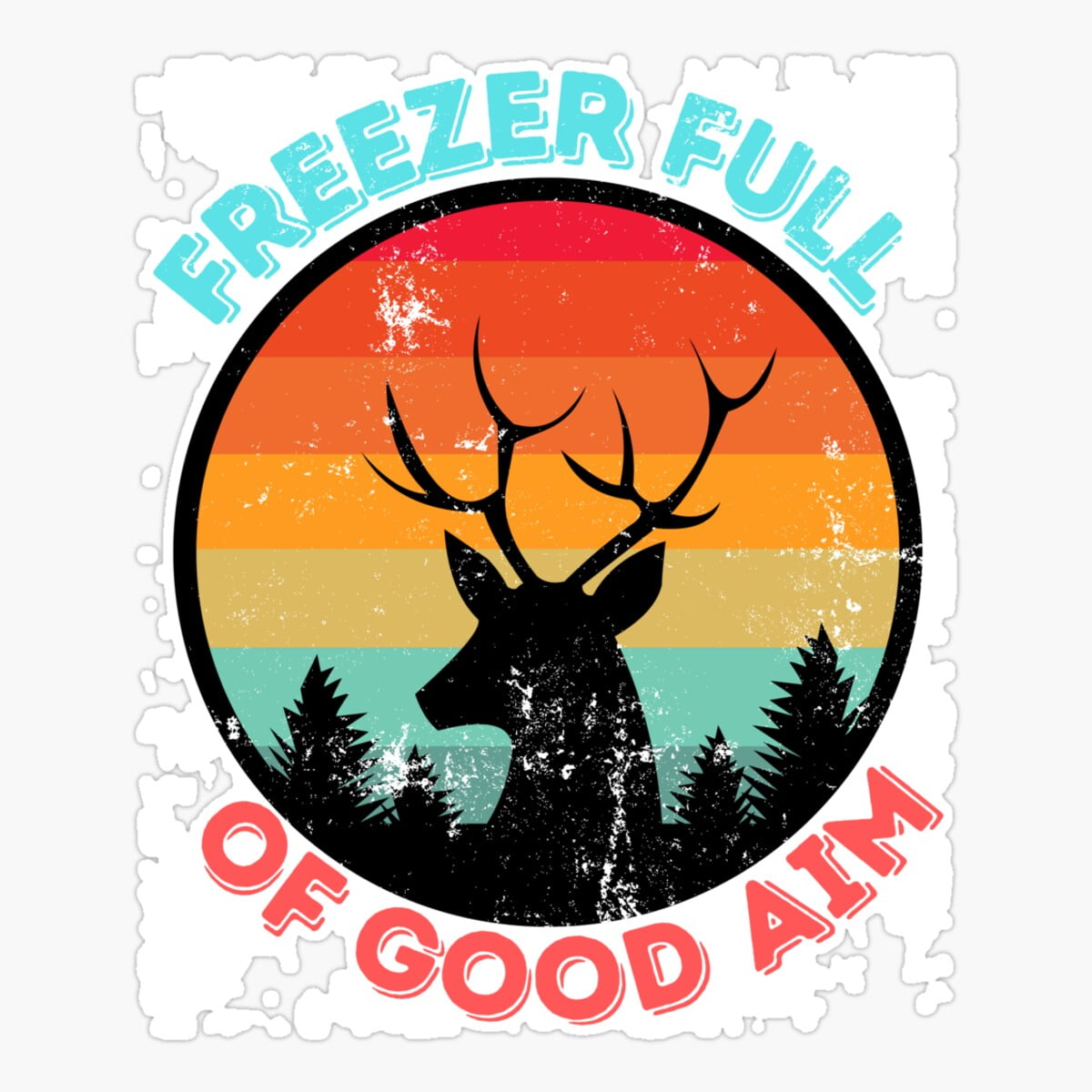 DOPASTICKER Reezer Ull O Good Aim, Hunting Sticker, Phone Sticker Car ...
