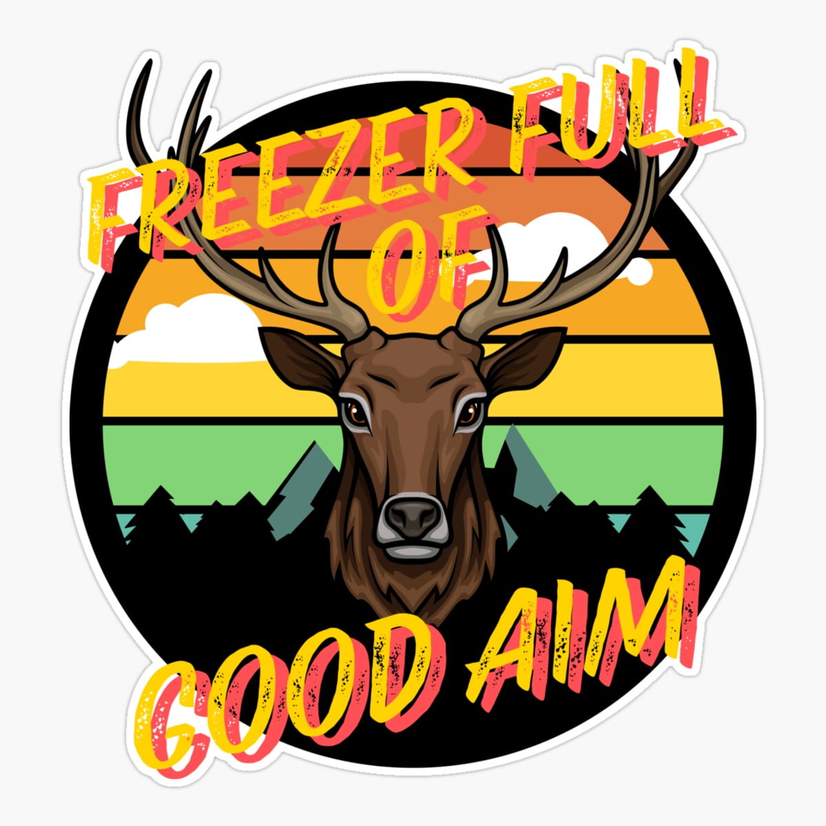 DOPASTICKER Reezer Ull O Good Aim Sticker, Phone Sticker Car Stickers ...