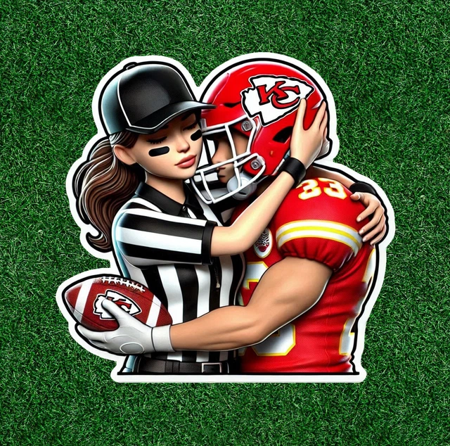 DOPASTICKER Referee Loving A Chiefs Player Sticker Phone Decal Water ...