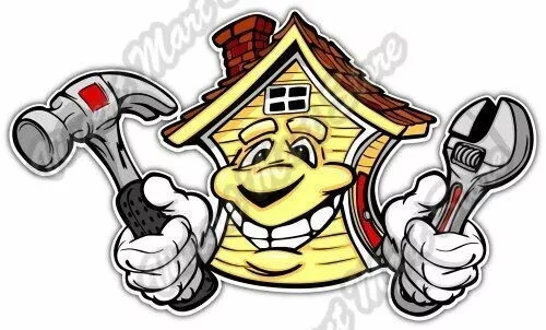 DOPASTICKER Rehab Real Estate House Handyman Contractor Car Sticker ...