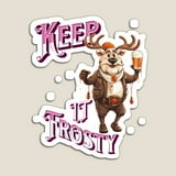 DOPASTICKER Reinbeer - San.Tas Reindeer Rudolph - Reindeer Pulling Sleigh - Velvet Reindeer ...