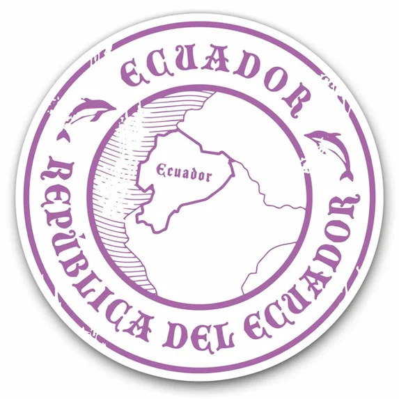 DOPASTICKER RepãºBlica Del Ecuador Map Travel Cool Gift Decorative Laptop, Phone Stickers ...