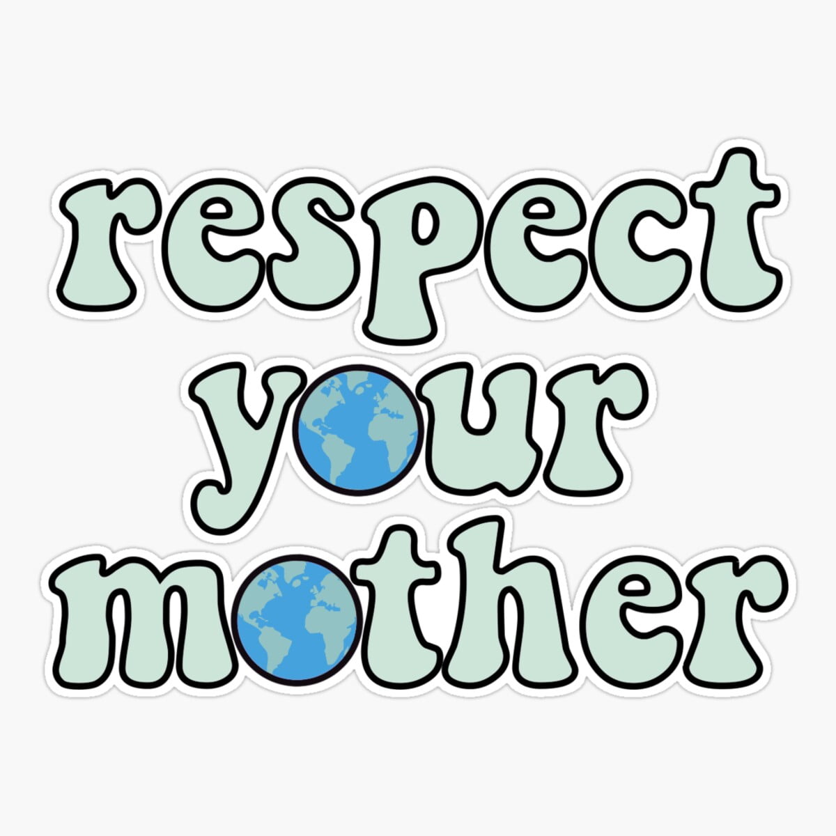 DOPASTICKER Respect Your Mother Sticker, Phone Sticker Car Stickers ...