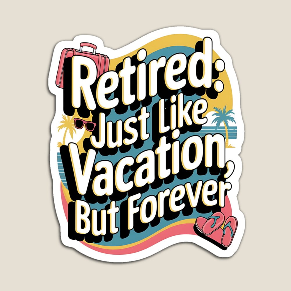 DOPASTICKER Retired 2025 - Retirement 2025 - Retired 2025 Vintage - The ...