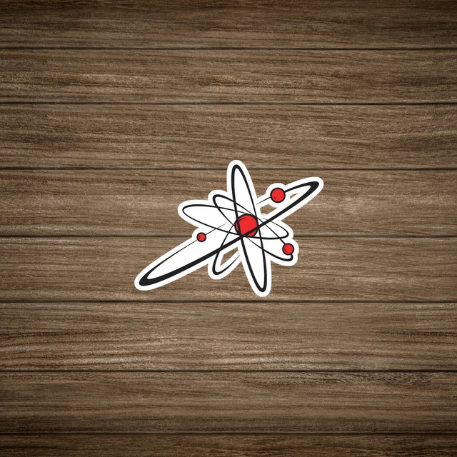 DOPASTICKER Retro Atomic Age Inspired Sticker Phone Decal Water Bottle Stickers, Cars Stickers ...