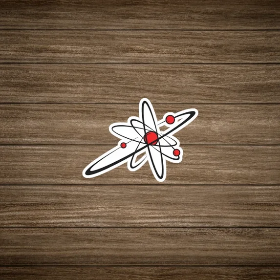 DOPASTICKER Retro Atomic Age Inspired Sticker Phone Decal Water Bottle ...