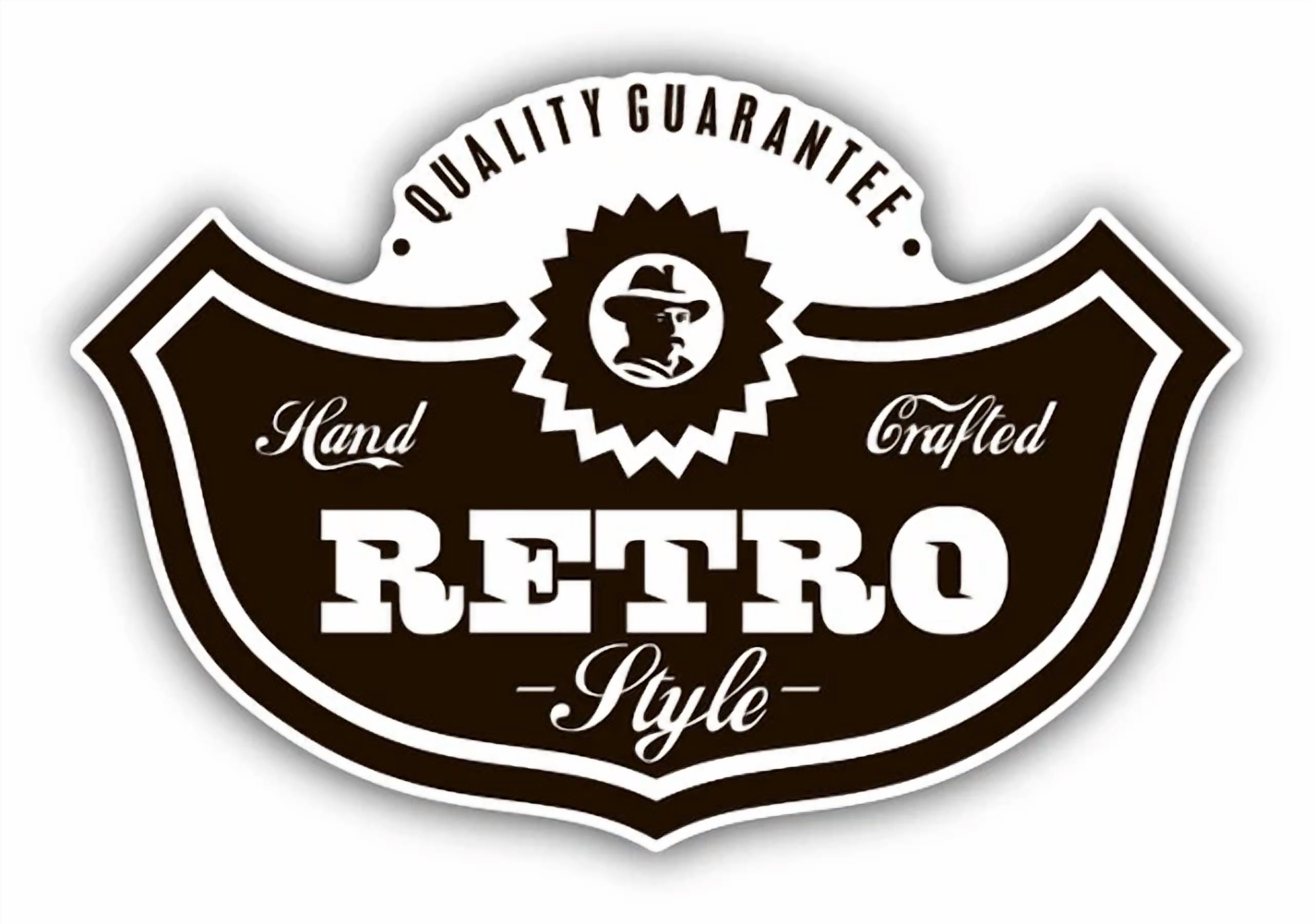 DOPASTICKER Retro Style Hand Crafted Sticker Decal Phone Decal Water ...