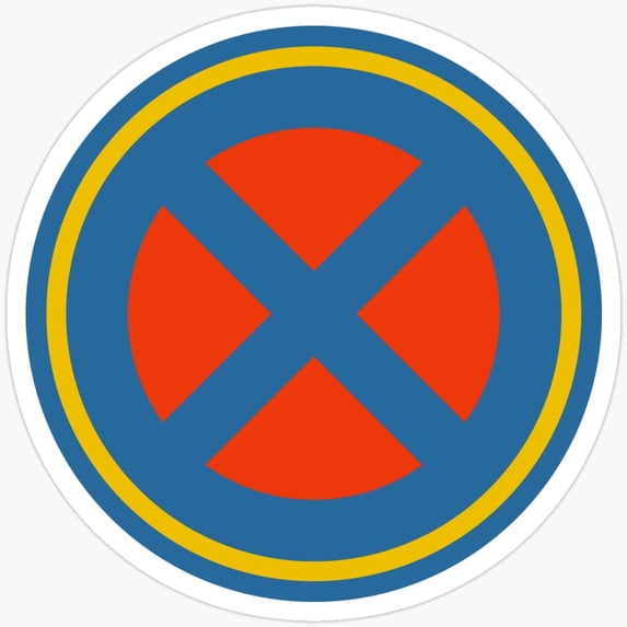 DOPASTICKER Retro X Logo Sticker Phone Sticker, Latop Sticker, Lover ...