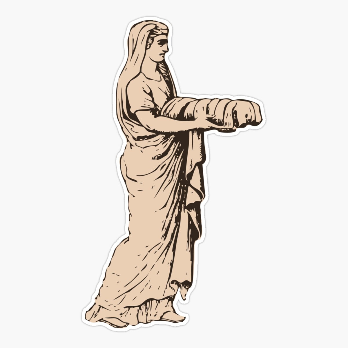 DOPASTICKER Rhea - Mother Of Zeus Sticker, Phone Sticker Car Sticker ...