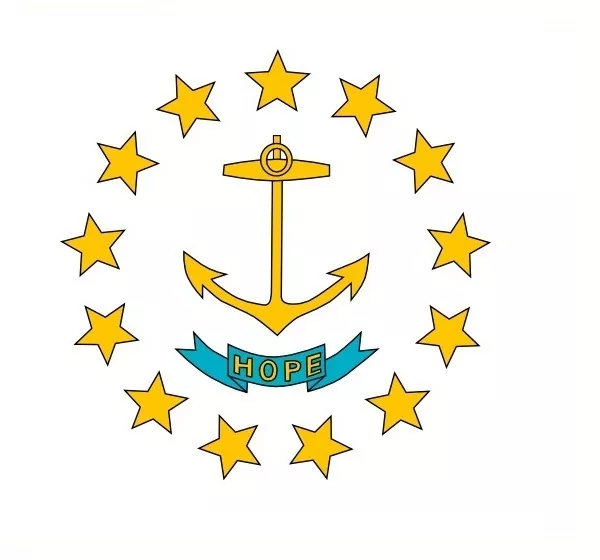 DOPASTICKER Rhode Island Flag Sticker Laptop Sticker Phone Decal Water ...