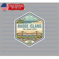 DOPASTICKER Rhode Island State Sticker Souvenir Travel Sticker Phone ...