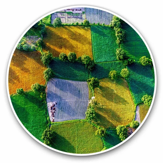 DOPASTICKER Rice Field Vietnam Travel Cool Gift Decorative Laptop ...