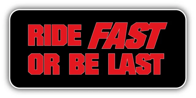 DOPASTICKER Ride Fast Sticker Decal Phone Decal Water Bottle Stickers ...
