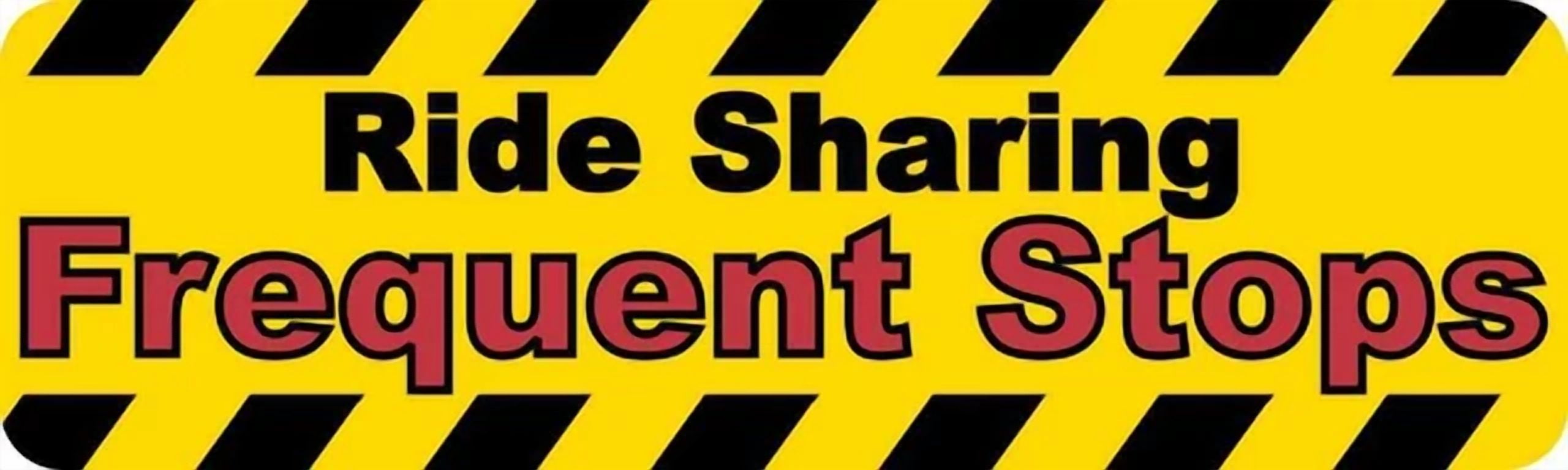 DOPASTICKER Ride Sharing Frequent Stops Sticker Carpool Sticker Phone ...