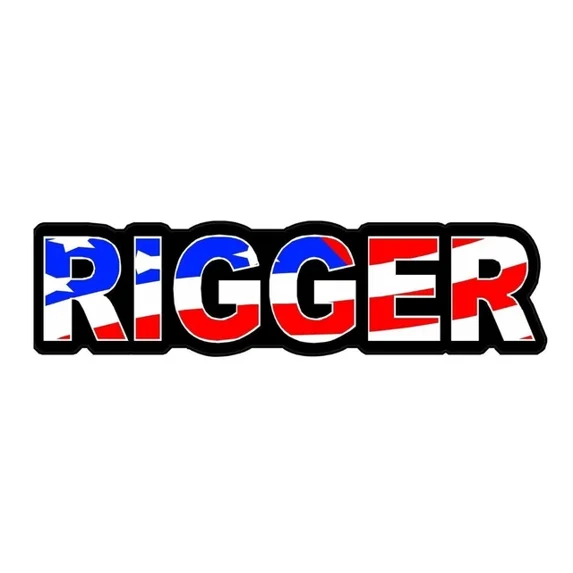 DOPASTICKER Rigger American Flag Sticker Hard Hat Sticker Phone Decal ...