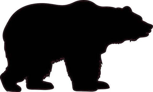 DOPASTICKER Right Facing Bear Sticker Car Truck Wildlife Animal Sticker ...