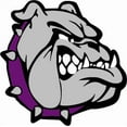 DOPASTICKER Right Facing Purple Collared Bulldog Sticker Car Sticker ...
