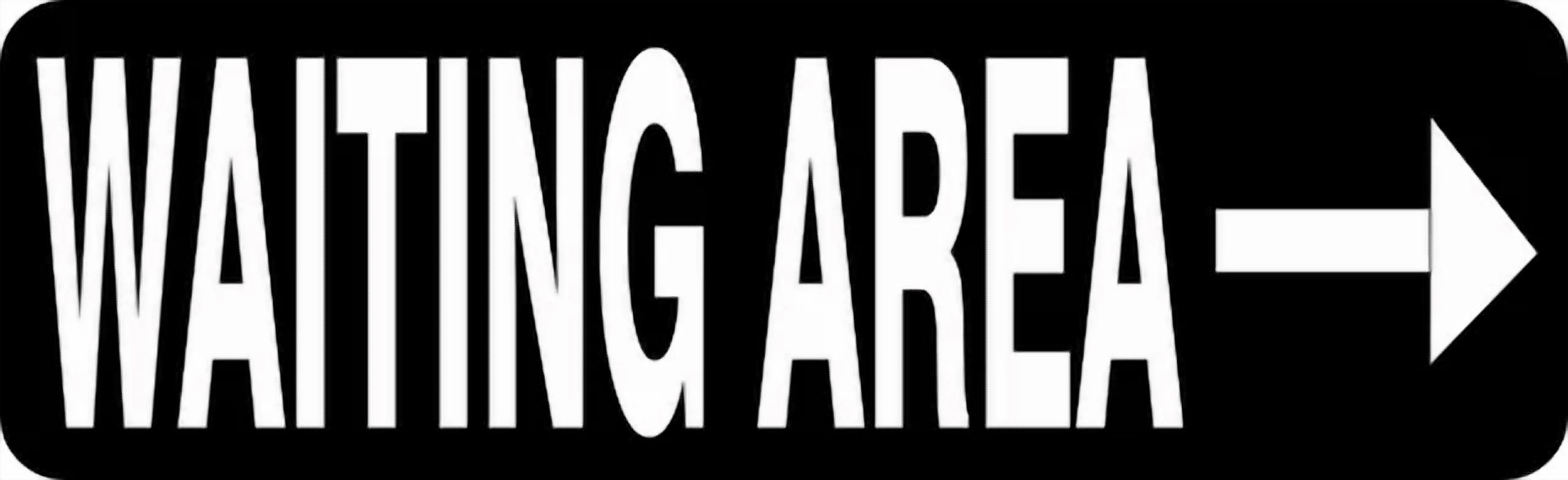 DOPASTICKER Right Waiting Area Sticker Business Room Sticker Phone ...