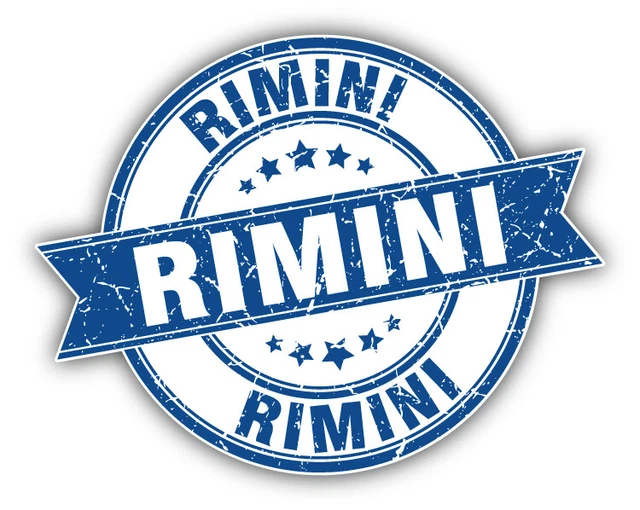 DOPASTICKER Rimini Rubber Travel Sticker Decal Phone Decal Water Bottle ...