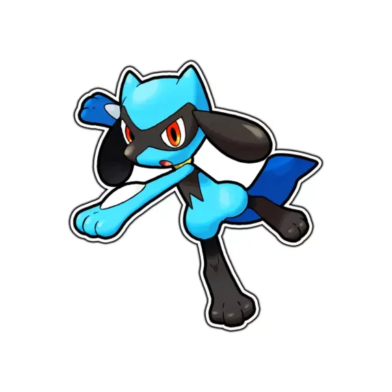 DOPASTICKER Riolu Sticker Decal Phone Decal Water Bottle Stickers, Cars ...