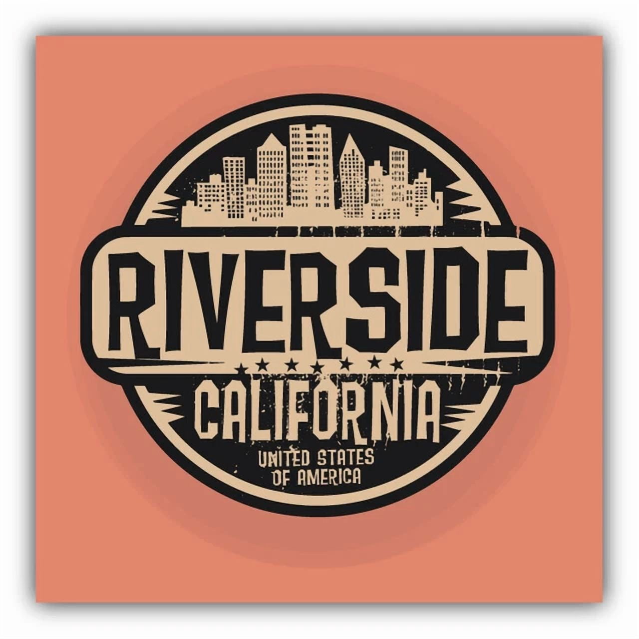 DOPASTICKER Riverside City Usa Grunge Sticker Decal Phone Decal Water ...