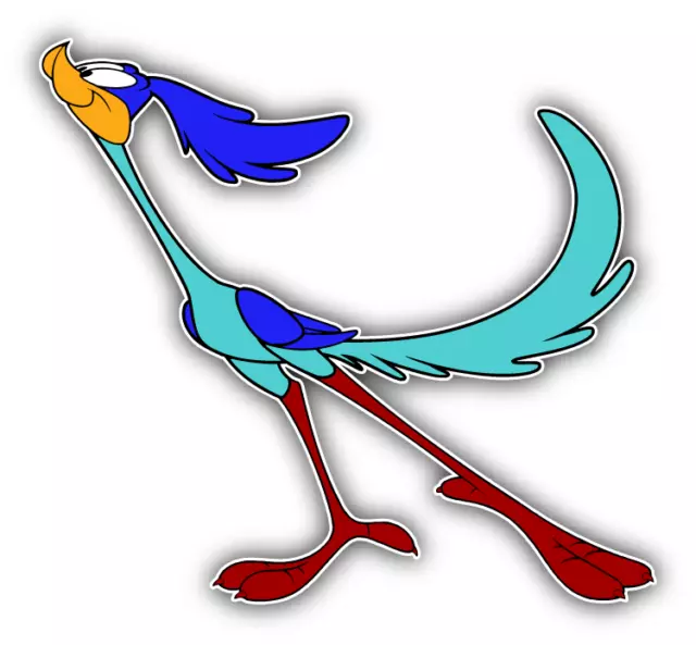 DOPASTICKER Roadrunner Sing Cartoon Car Sticker Decal Phone Decal Water ...